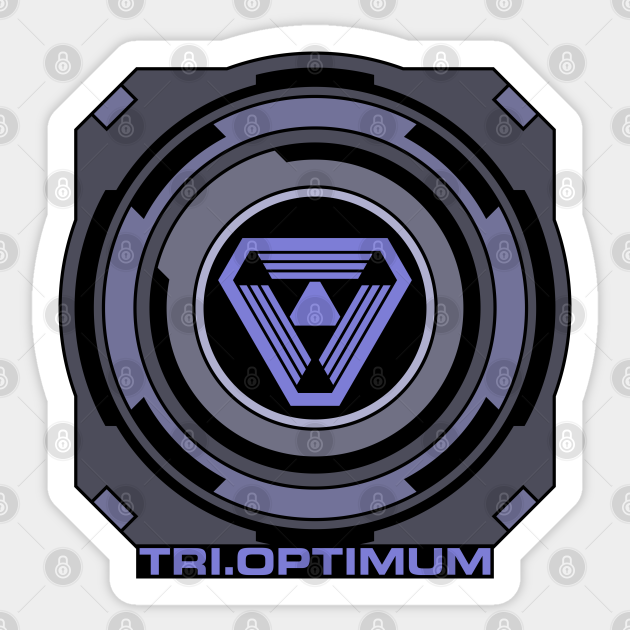 Tri.Optimum (System Shock) - System Shock - Sticker | TeePublic